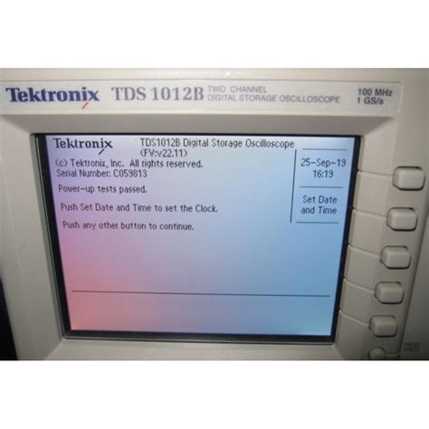Tektronix Tds1012b Or Tektronix Tds224 Or Tektronix Tds220 100mhz 1gs S Digital Storage