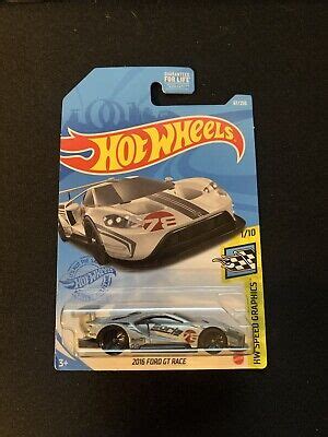 Hot Wheels 2021 Hw Speed Graphics 110 2016 Ford Gt 67250 Silver Free