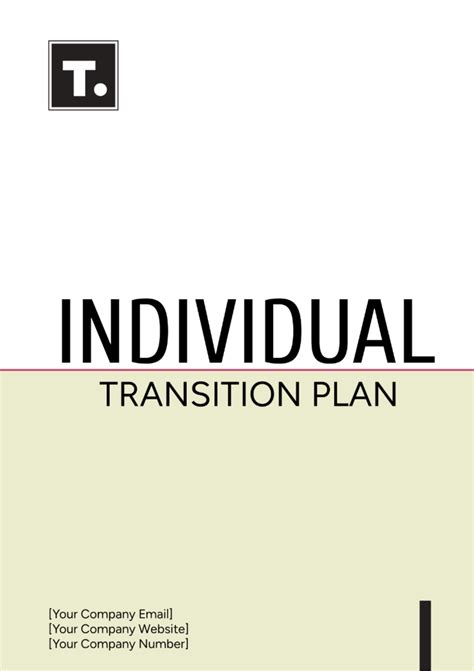 Free Individual Transition Plan Template To Edit Online