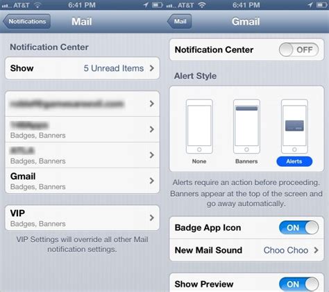 Set Up Per Account Notification Styles For IOS Mail IOS Tips Cult Of Mac