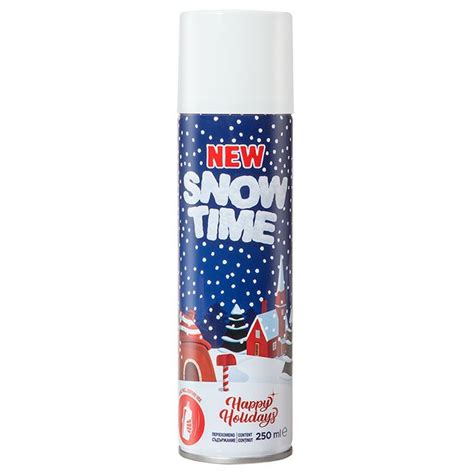 Бял спрей за изкуствен сняг Snow Time, 250 мл - eMAG.bg