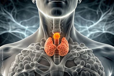 Grey Scale Image Of Thyroid Gland With Isthmus And Lobes Homogeneous Texture And Faint