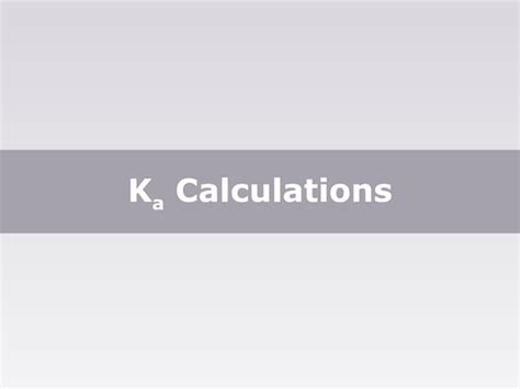 Chem 2 Acid Base Equilibria Vii Conjugate Acid Base Pairs And Relationships Between Ka Kb
