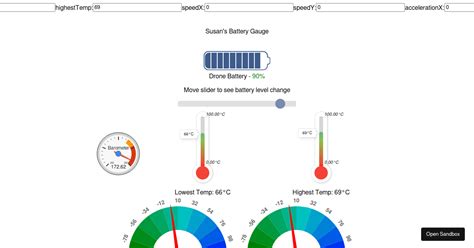 React D3 Speedometer Examples Codesandbox