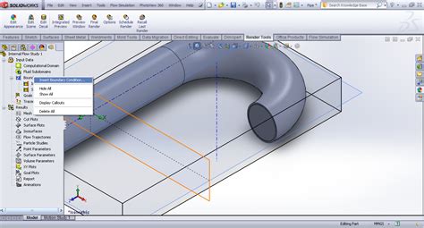 tutorial applying boundary condition in flow simulation grabcad
