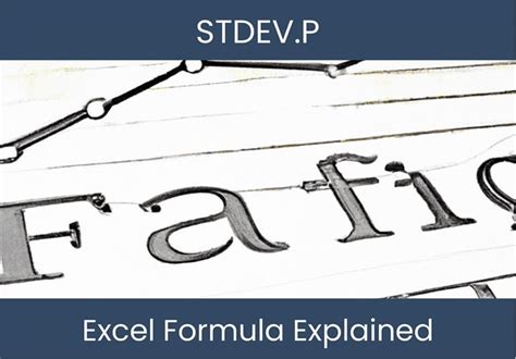 Stdevp Formula Excel Explained