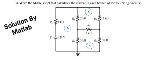 Solved B Write The M File Script That Calculates The