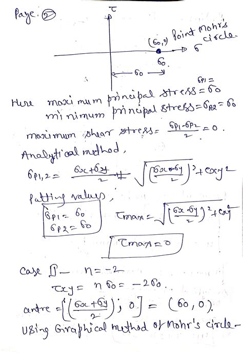 [solved] plot the 3d mohr s circle for the stress state where n 0 and