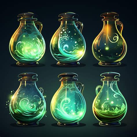 Game Item Potion Shelf Item Fantasy Design Health Potion Magical