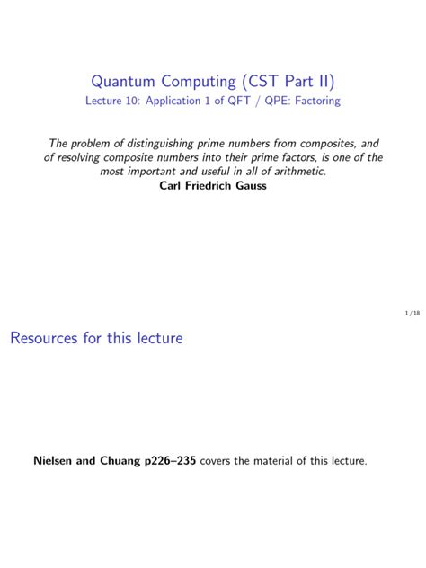 Quantum Computing Lecture 10 Pdf Public Key Cryptography Cryptography