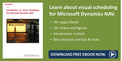 Why Do Dynamics Nav Users Need Visual Scheduling
