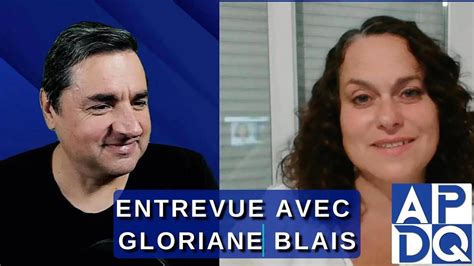 Entrevue Avec Gloriane Blais Pour Lévènement Du 7 Octobre à Montréal