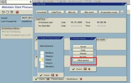 Scheduling Process Chain SAP Community
