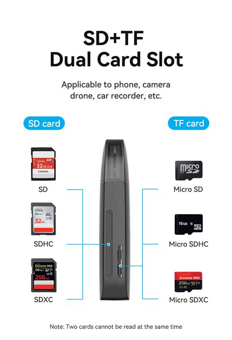 Vention Card Reader For PC Memory Card USB 3 0 2 0 To Micro SD TF Adapter Laptop Accessories