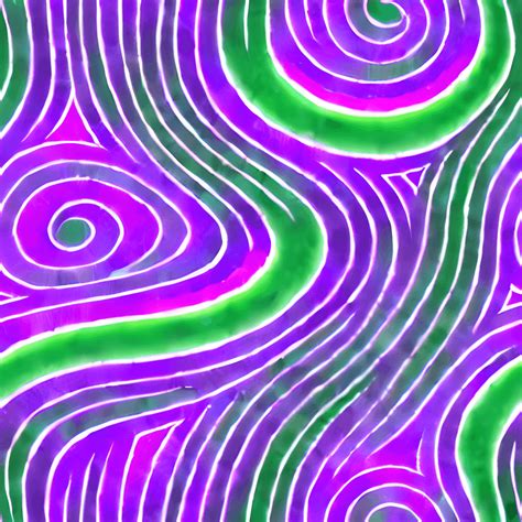 Seamless Psychedelic Gradient Pattern · Creative Fabrica
