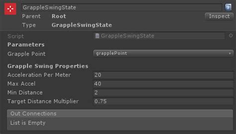 GrappleSwing MotionGraphState NeoFPS Scripting Reference