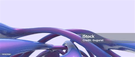 추상 곡선 미래 기술 디지털 및 과학 개념 종이 배경에 웹 사이트 배너3d 렌더링 0명에 대한 스톡 사진 및 기타 이미지 0명 3차원 형태 개념 Istock