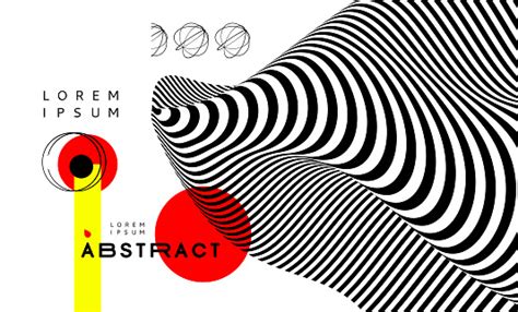 착시와 흑백 배경 패턴은 브로셔 연례 보고서 잡지 포스터 프리젠 테이션 전단지 및 배너템플릿으로 사용할 수 있습니다 3d 벡터 그림입니다 3차원 형태에 대한 스톡 벡터 아트