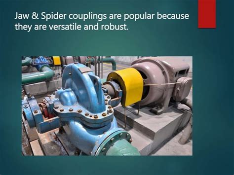 Jaw And Spider Couplings Ppt