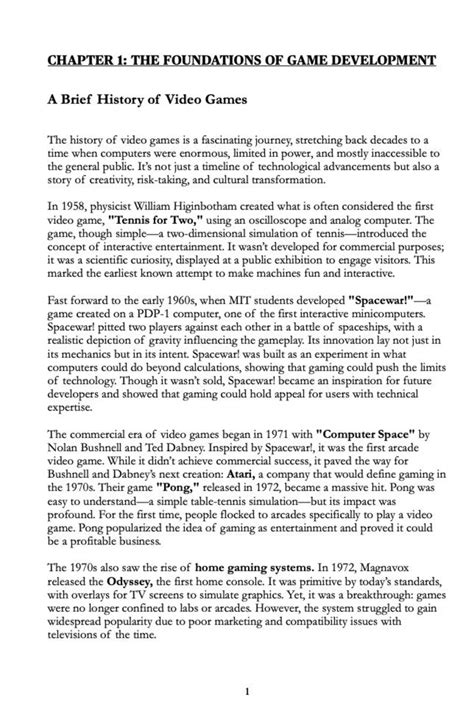 Game Development Step By Step From Concept To Console A Non