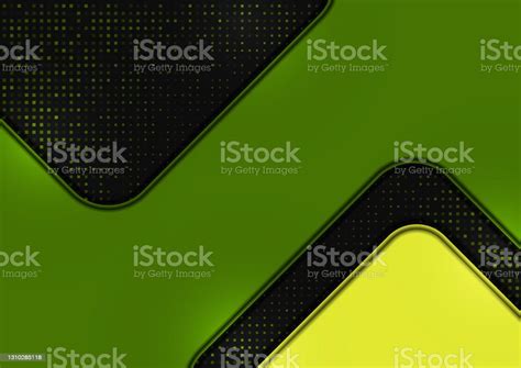 어두운 배경에 밝은 하프톤 점과 컬러 기하학적 모양 고급 포스터 배경 템플릿 3d 광고 현대 그래픽 디자인 벡터 가리기에 대한