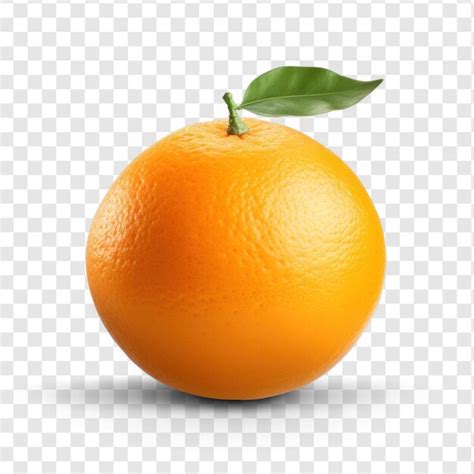 Premium Psd Fresh Orange Isolate On Transparency Background Psd