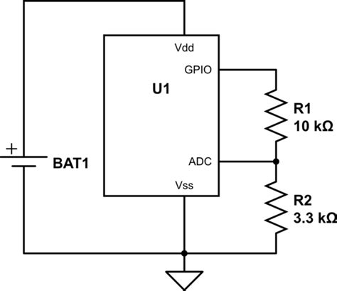 Adc Measuring Battery With Low Power Requirement Electrical Engineering Stack Exchange