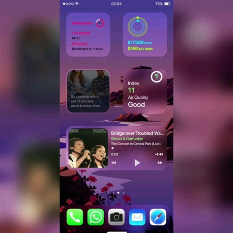 Updated Ios Style 4 Pages One Ui 25 Klwp Rkustom