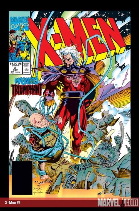X Men 1991 2 Comics Comic Covers Jim Lee Art X Men