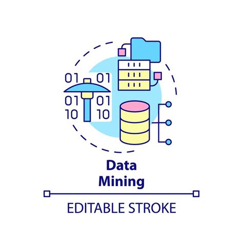 Data Mining Concept Icon Business Intelligence Technique Abstract Idea