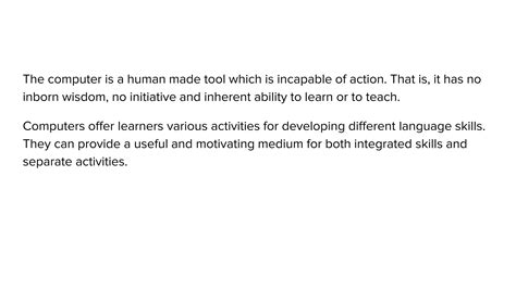 Computer Assisted Language Learning Ppt