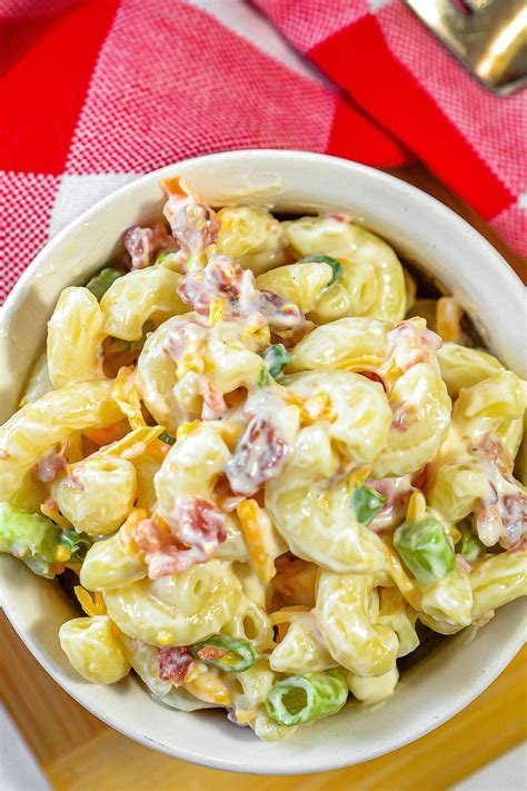 Bacon Lettuce And Tomato Macaroni Salad Sweet Peas Kitchen