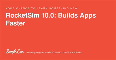 raphael lesourd on linkedin rocketsim 12 0 builds apps faster