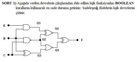 Solved The Question Is Simplify The Logic Circuit In