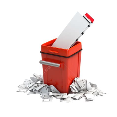 3d Delete File Paperwork Eraser Document With A Trash Can 3d Illustration Office Folder