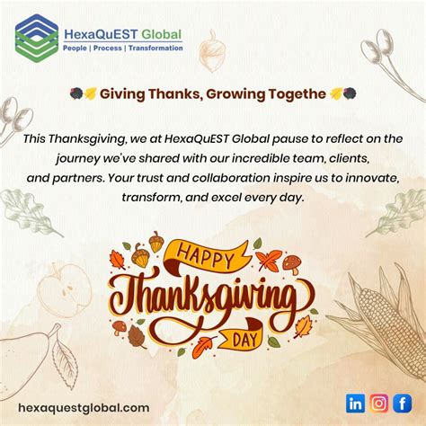 Thanksgiving2024 Hexaquestglobal Gratitude Innovation Techtransformation Thankyou