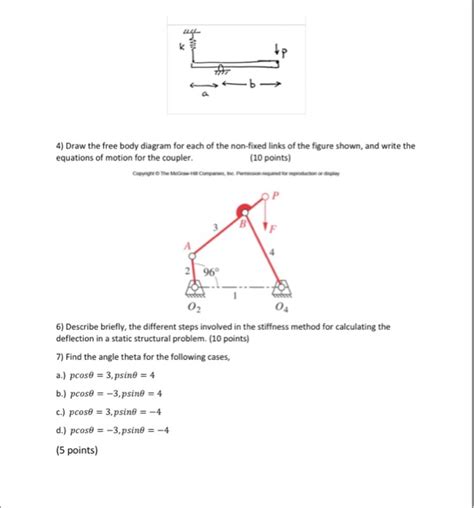 Solved Draw The Free Body Diagram For Each Of The Non Chegg