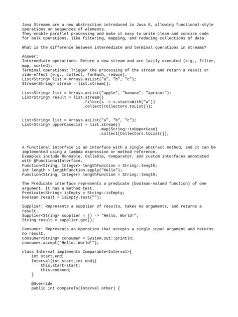 Java Points Pdf Method Computer Programming Anonymous Function