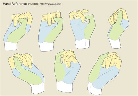 手のイラスト資料集 Hand Reference Hato King
