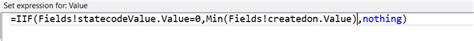 Ssrs Report How To Display A Specific Column Value Confditionally