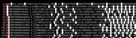 Dapars HESC Combined All Chromosome Txt Issue YiPeng Gao ScDaPars GitHub