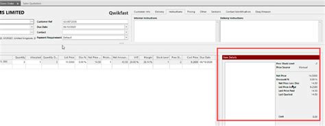 Display Same Item Details From Sales Order Screen Onto Quotes Intact IQ Hub