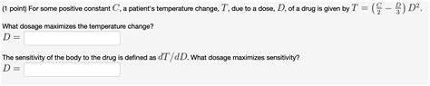 Solved 1 Point Find The Exact Global Maximum And Minimum