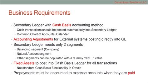 Secondary Ledger Implementation In Oracle R12 PPTX