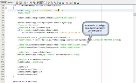Programacion En Java Y Excel El Jexcel