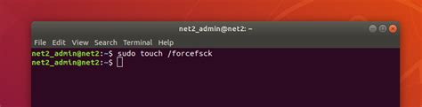 Using Fsck To Check Or Repair The File System In Ubuntu