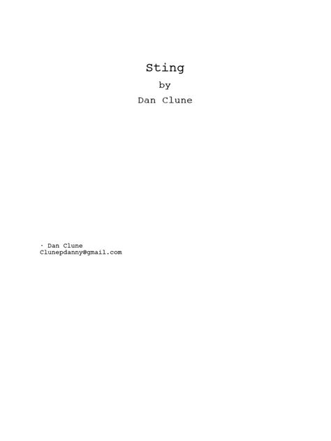 Sting Simply Scripts Pdf
