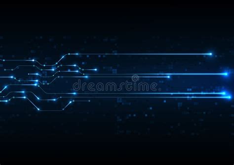 Vector Background Abstract Technology Communication Data Science Stock Vector Illustration Of