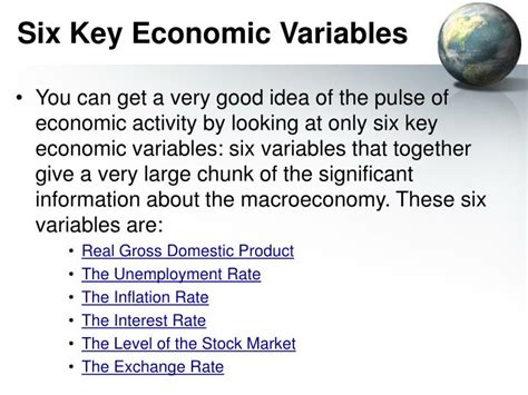 PPT Six Key Economic Variables PowerPoint Presentation ID 5545885